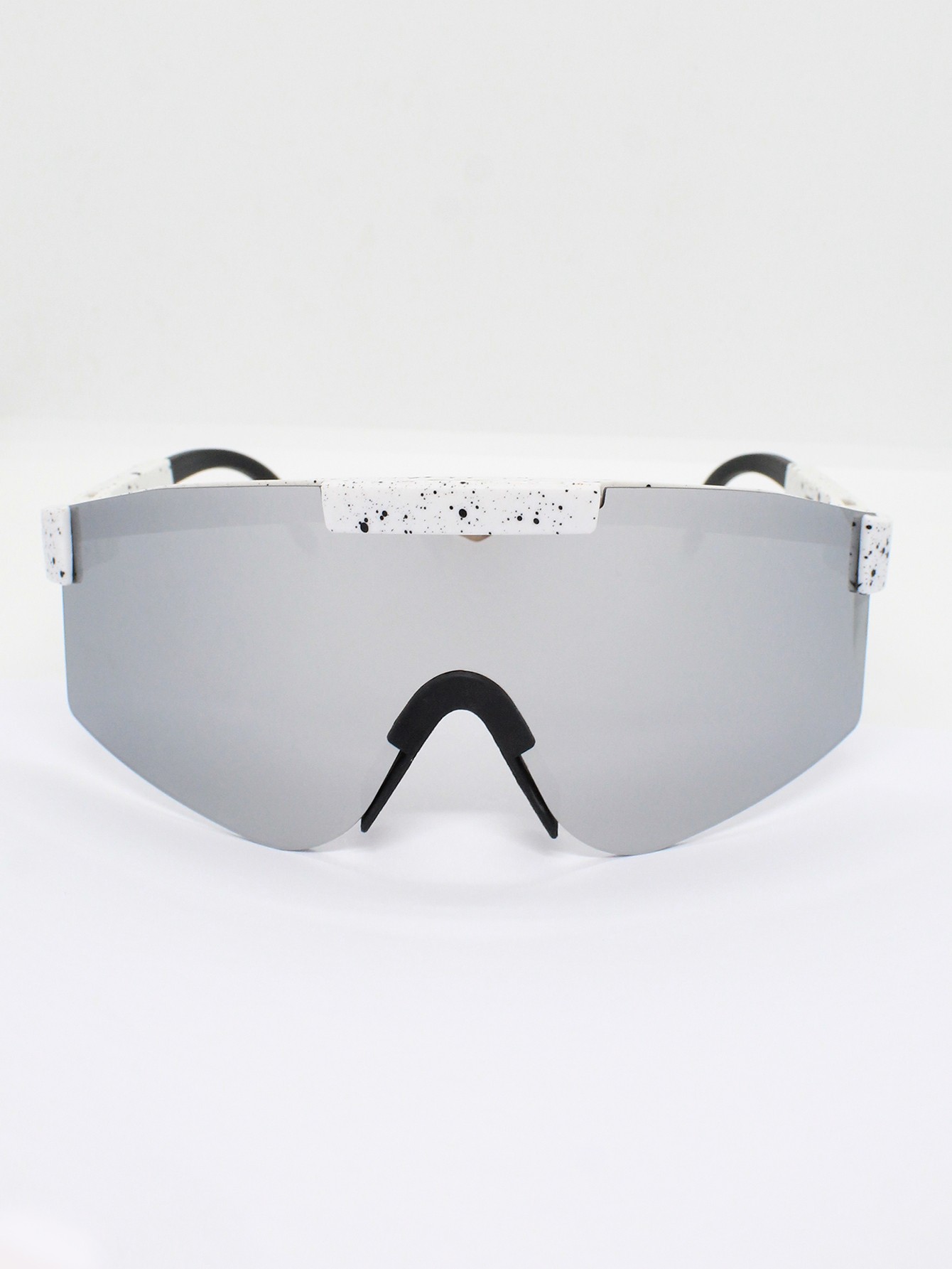 Lente de Sol Color Blanco Plata